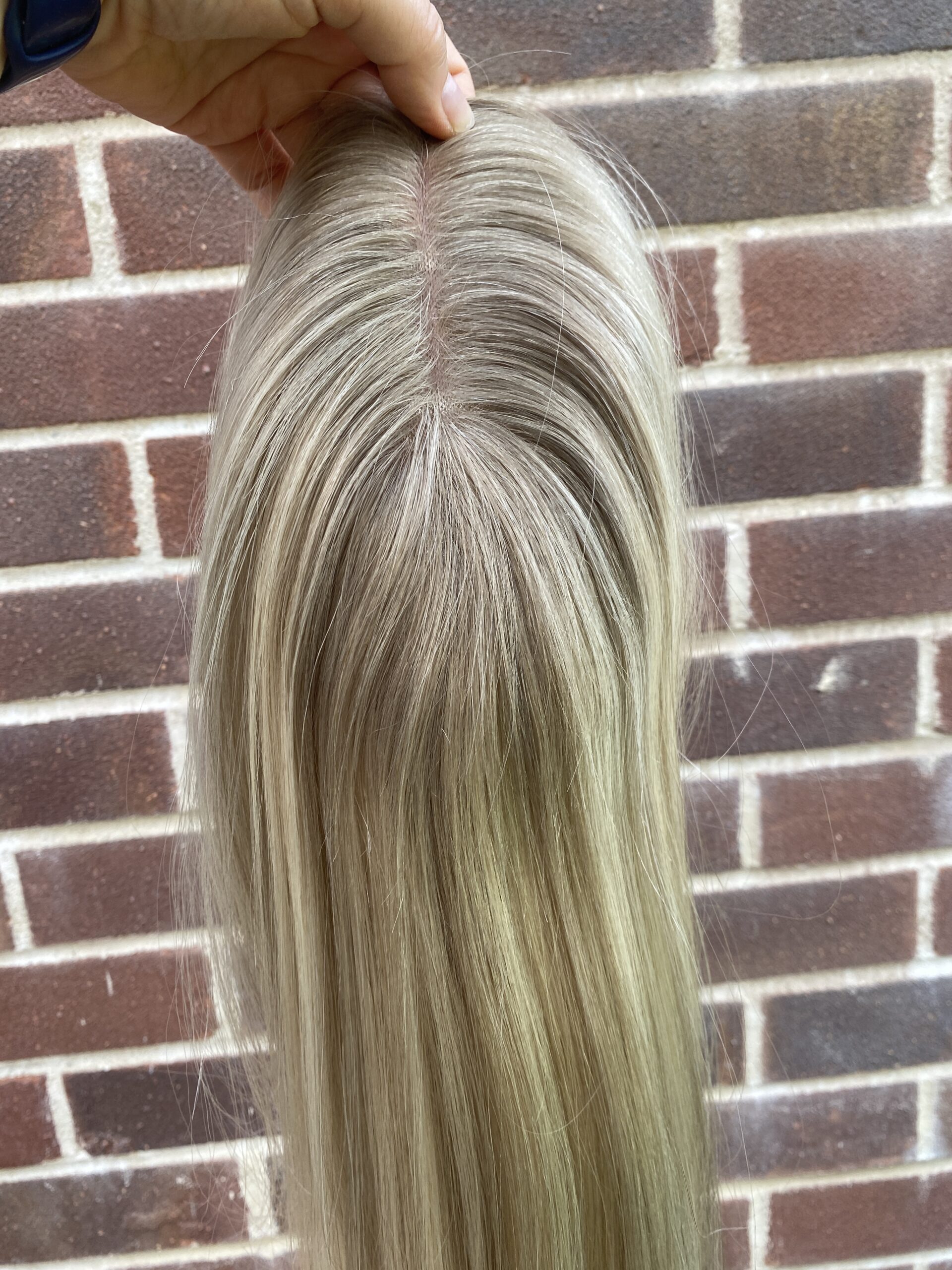 Kelly – fully hand tied silk topper - Rocking the hair